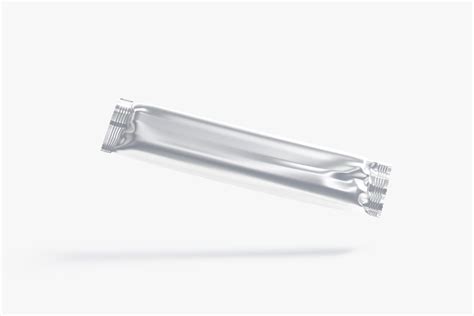 White Narrow Candy Wrap Wrapped Sweet Food Pack 3d Model On Yellow Images Creative Store 144994