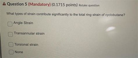 Solved What Types Of Strain Contribute Significantly To The