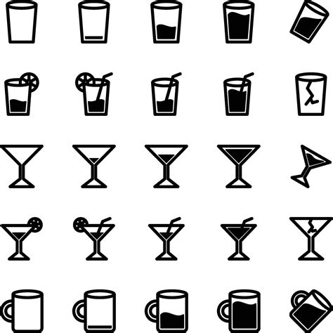 Glass Icon Pack 49313318 Vector Art At Vecteezy