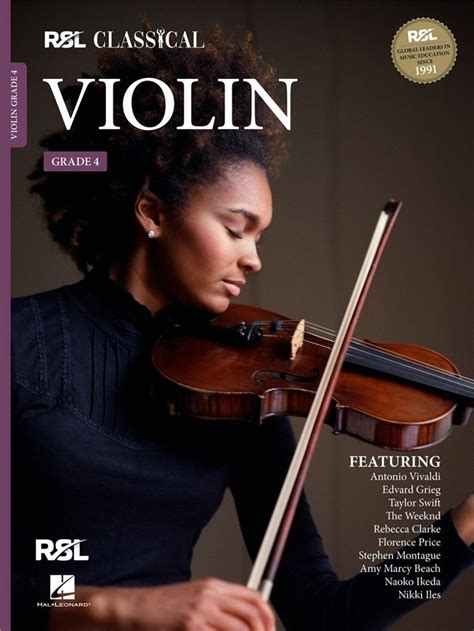 Rsl Classical Violin Grade 4 From 2021 Forwoods Scorestore