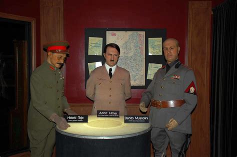 Hideki Tojo Adolf Hitler And Benito Mussolini Wax Museum Fi Flickr