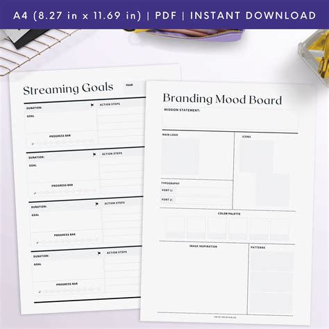 2024 Live Stream Planner Live Streaming Planner Streamer Planner