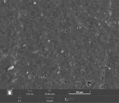 Sem Micrograph Of A Typical Freshly Fractured Cross Section Through A