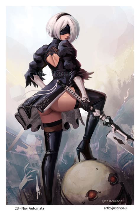 Artstation 2b Nier Automata