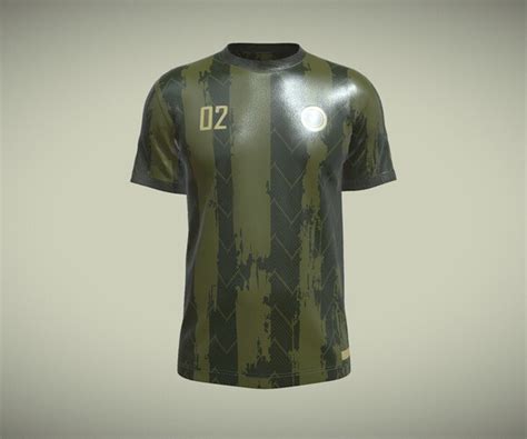 Artstation Soccer Jersey Player 02 V2 In Low Poly Game Assets