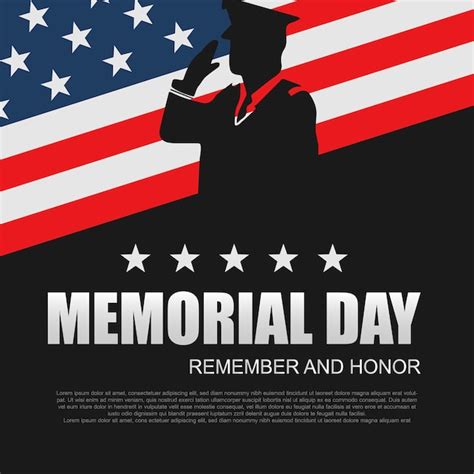 Premium Vector Memorial Day Design Vector Graphics