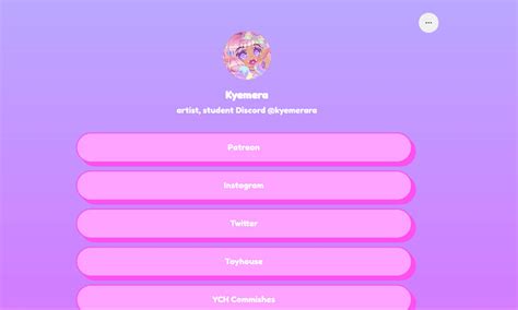 Linktree By Kyemera On Deviantart