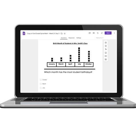 Digital 2nd Grade Spiral Math Week 27 Day 3 Lucky Little Learners