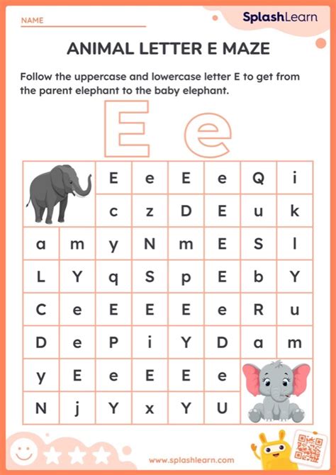 Letter E Free Activities And Learning Resources