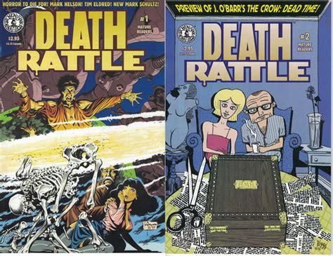 Death Rattle Vol 3 1995 Horror Anthology 1 And 2 Mark Schultz Nelson