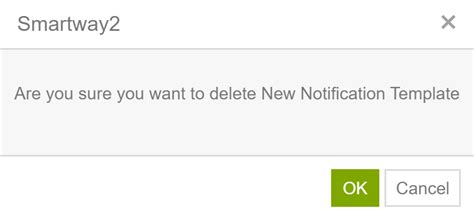 Delete A Notification Smartway2