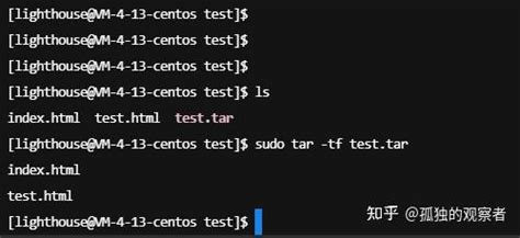 玩转linux必不可少的命令之tar 知乎