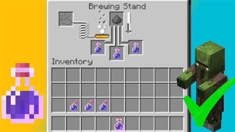 Minecraft How To Make A Splash Potion Of Weakness Youg