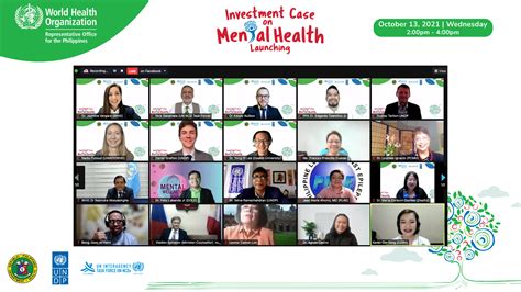 Who Special Initiative For Mental Health Philippines