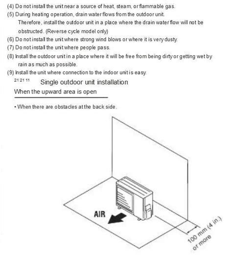 Air Flow Direction In Air Conditioners Diagram