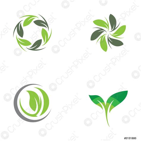 Ecology Logo Vector Icon Stock Vector 3151880 Crushpixel