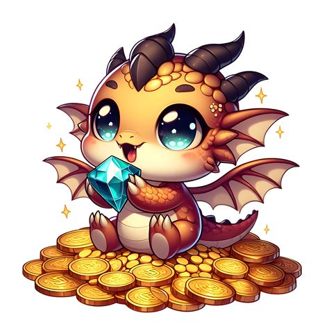 Download Ai Generated Dragon Treasure Royalty Free Stock Illustration