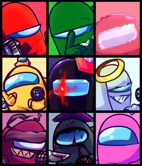 Impostor V4 Among Us Artwork Black Imposter V4 Fanart Fnf Vs