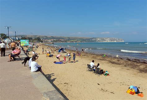 Summer On Swanage Beach Dorset Photograph By Charlesy Pixels