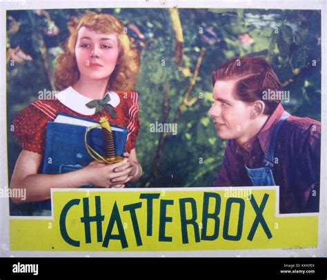Die Chatterbox Lobby Card Zeigt Ein Bild Aus Dem Film „chatterbox Aus