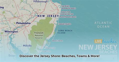 Interactive Map Of The Jersey Shore New Jersey Beaches Towns