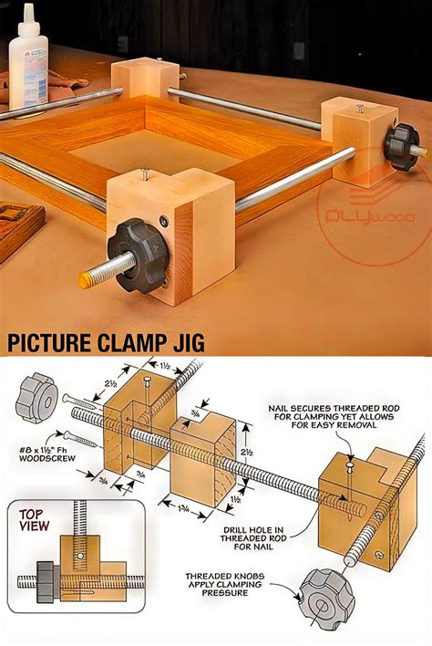 Usa 🇺🇸 A Picture Clamp Jig Is A Woodworking Aid Specifically Designed