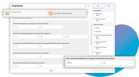 Final Exam Joomla Lms Lms For Joomla Elearning Create University