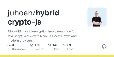 Github Juhoenhybrid Crypto Js Rsaaes Hybrid Encryption Implementation For Javascript Works