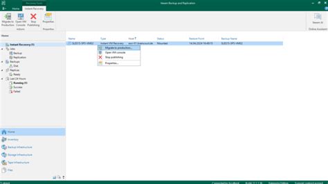 migrate virtual machines between different hypervisors by using veeam