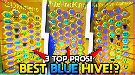 2022 Best Blue Hive Builds In Bee Swarm Simulator Roblox Youtube