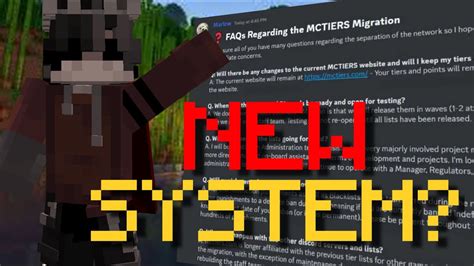 The New Minecraft Mctiers System Full Story Youtube