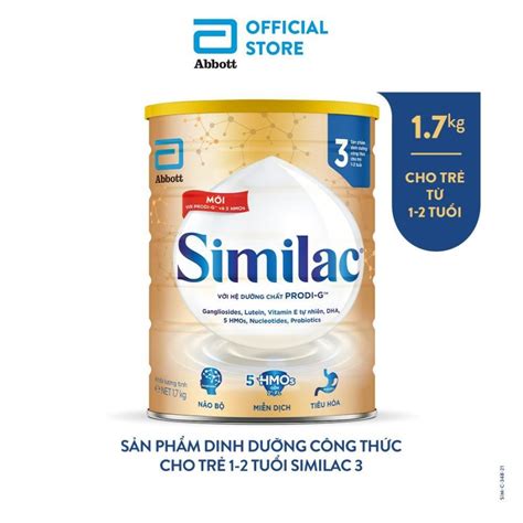 Sữa Bột Similac 3 1 7kg Lon Dinh Dưỡng 5g