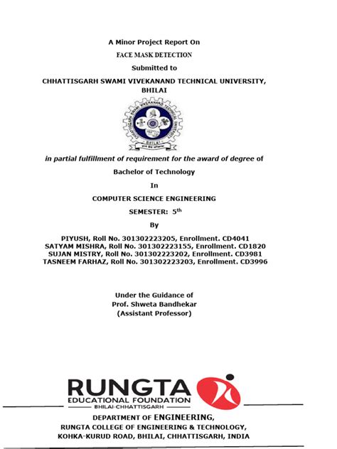 Minor Project Report Final Pdf Pdf Artificial Intelligence