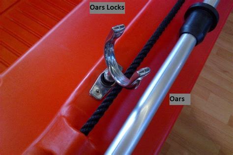 Whaly Oarlocks Set Metal 310 435r Not Installed Flood Marine