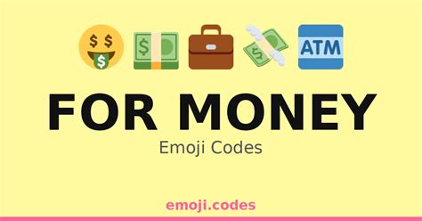 For Money Emoji Codes 🏧💰📈 — 149 Combinations To Copy And Paste