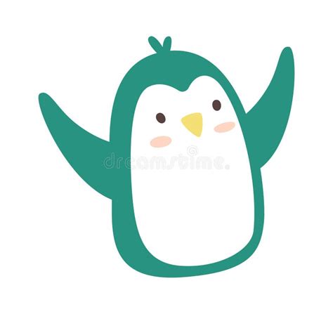 Penguin With Hat Stock Vector Illustration Of Character 290246080