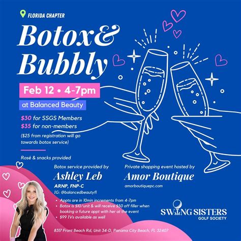 Swing Sisters Botox And Bubbly Social At Balanced Beauty Balanced