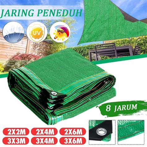 Jual Paranet/ shading net hijau 90% Jaring Tanaman Anti Panas Matahari Perlengkapan Peneduh ...