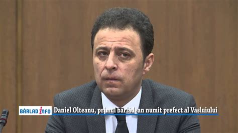 Daniel Olteanu Noul Prefect Al Judeţului Vaslui Youtube
