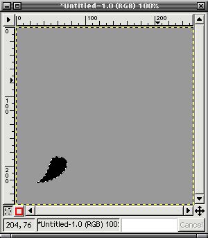 GIMP Draw A Paint Brush