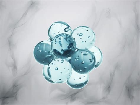 Premium Psd Chemical Model Compound Mockup