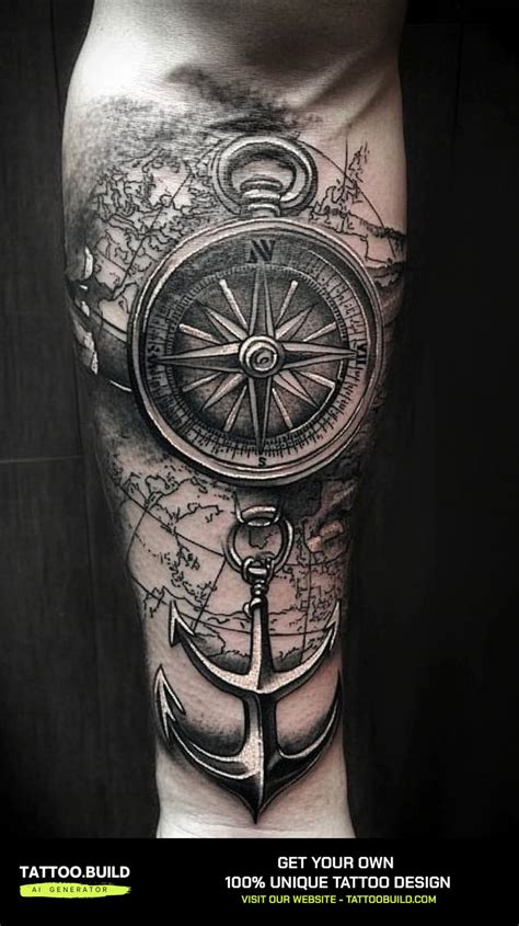 30 Compass Forearm Tattoo For Guys Tattoo Build