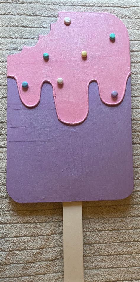 Jumbo 4 Ft Popsicle With Bite Missing Etsy