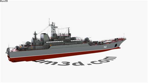 360 View Of Ropucha Class Landing Ship 3d Model 3dmodels Store