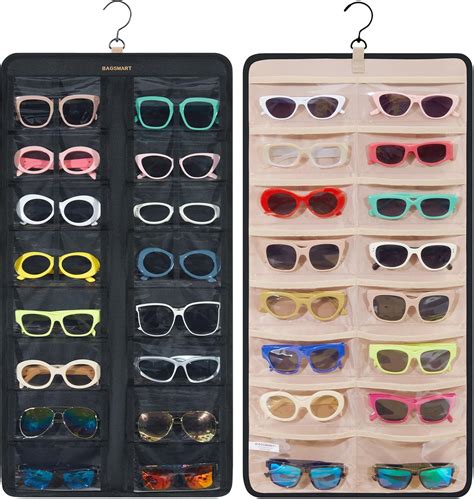 Bagsmart Hanging Jewelry Organizer Dust Proof Sunglasses