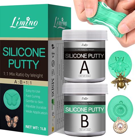 Silicone Putty 450g 1 Lb Flexible Silicone Mould Making Kit For