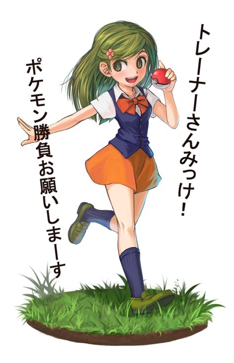 Hapchi Lass Pokemon Lass Pokemon Dppt Nintendo Pokemon Pokemon Dppt 1girl Bow