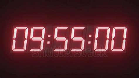 Best 13 Digital Clock Countdown Timer 10 Minutes Seconds Milliseconds 3d Render Motion