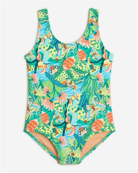 Girls Scoopneck One Piece Swimsuit With Upf 50 For Girls Artofit