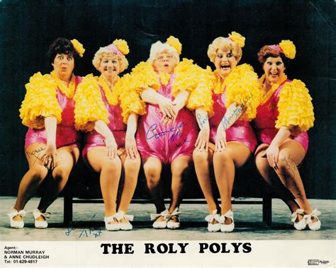 At Auction Tv And Film 4 Members Of Roly Polys Signed 10 X 8 Inch